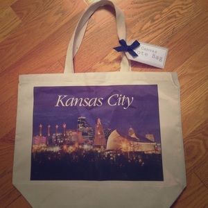 Bags | Kc Skyline Tote Bag | Poshmark