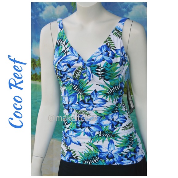 Coco Reef | Swim | Swim Sale New Coco Reef Tankini Swim Top Suit 34dd ...