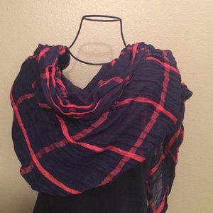 Accessories | Red And Blue Scarf | Poshmark