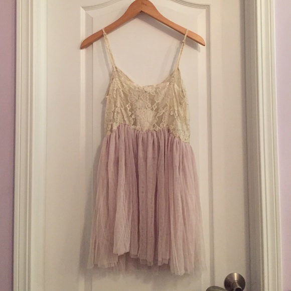 LF | Dresses | Lf Stores Lace And Tulle Dress | Poshmark