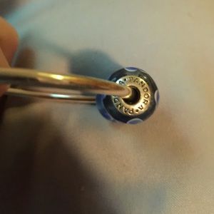 Pandora | Jewelry | Authentic Pandora Blue Murano Glass Beads | Poshmark