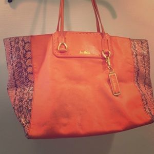 58% off Sam Edelman Handbags - Sam Edelman Ultimate Porter Python Print ...