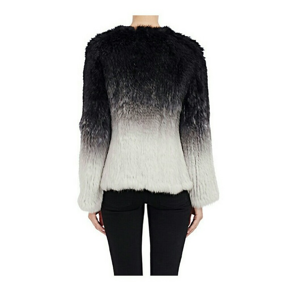 Barneys New York CO-OP | Jackets & Coats | Ombre Dyed Rabbit Fur Coat ...