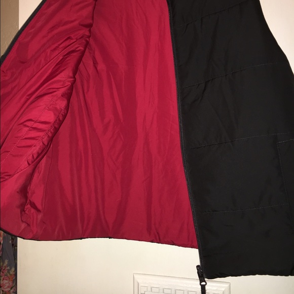 Xhilaration | Jackets & Coats | Black Red Reversible Target Brand Zip ...