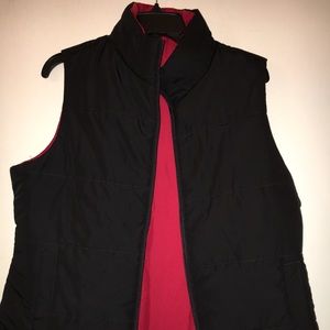 Xhilaration | Jackets & Coats | Black Red Reversible Target Brand Zip ...