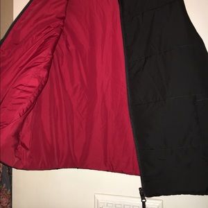 Xhilaration | Jackets & Coats | Black Red Reversible Target Brand Zip ...