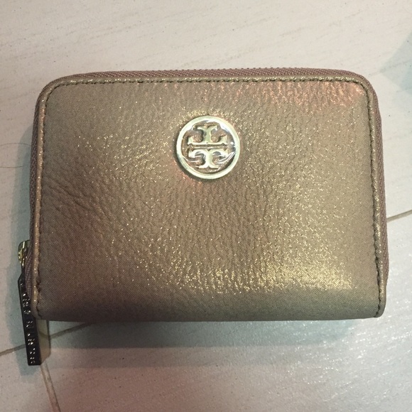 Tory Burch | Bags | Gold Wallet With Key Chain Tory Burch | Poshmark