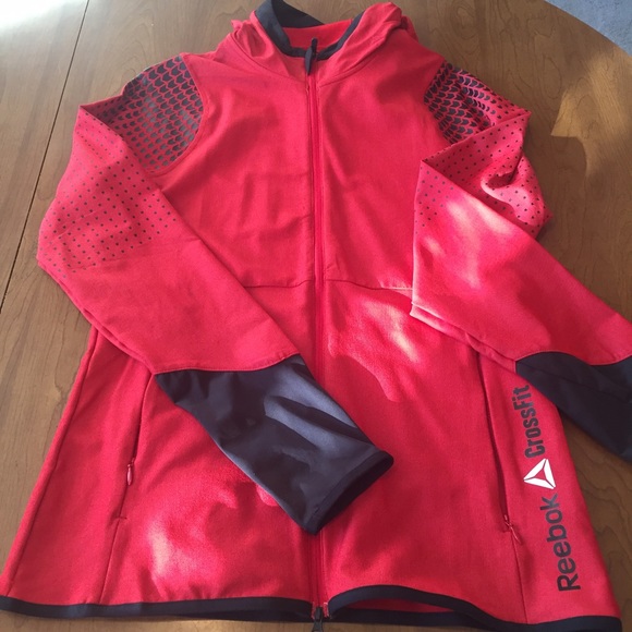 Reebok | Jackets & Coats | Reebok Red Crossfit Jacket | Poshmark