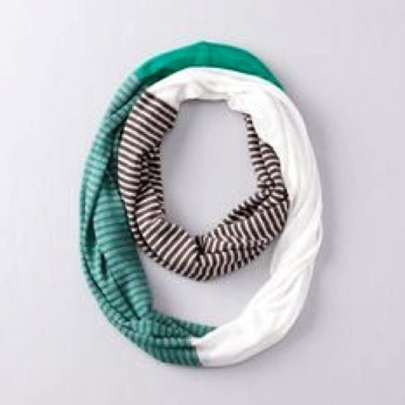 LOFT | Accessories | Loft Colorblock Infinity Scarf | Poshmark