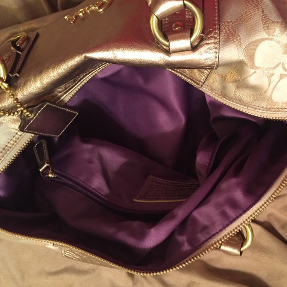 Coach | Bags | Coach Rose Gold Bag | Poshmark