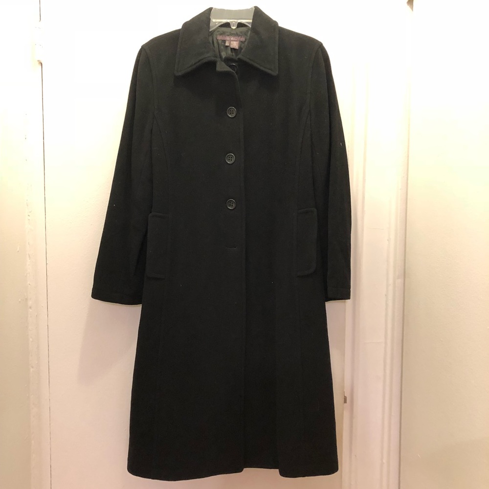 Zara Basic Vintage Wool Trench Coat - Gem