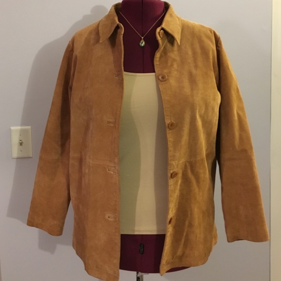 Impressions | Jackets & Coats | Impressions Tan Suede Far East Theme ...