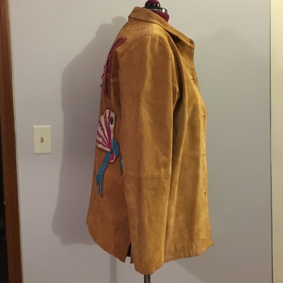 Impressions | Jackets & Coats | Impressions Tan Suede Far East Theme ...