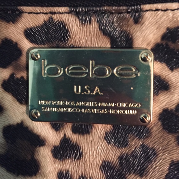 bebe | Bags | Bebe Leopard Print Double Zip Wristlet | Poshmark