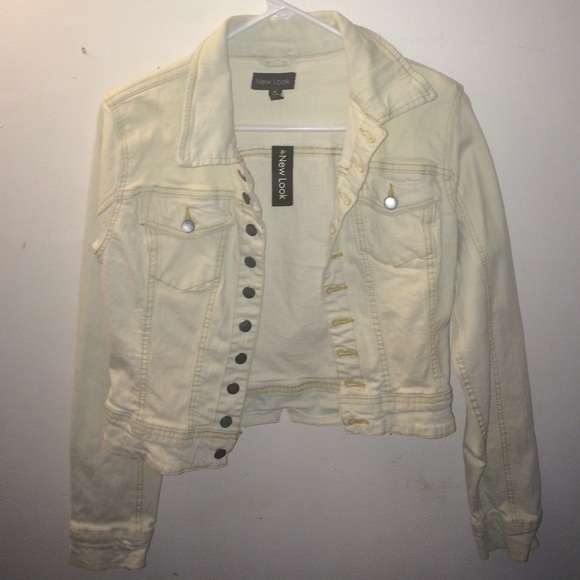 New Look | Jackets & Coats | White Creamy Jean Jacket | Poshmark