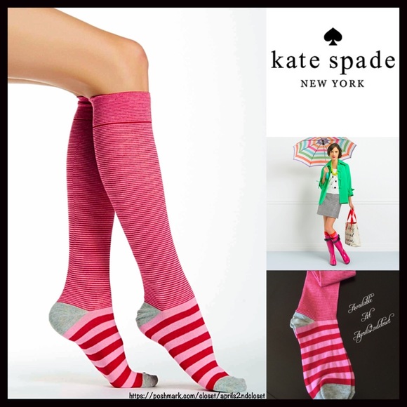 kate spade | Accessories | Kate Spade Tall Socks Knee Highs | Poshmark