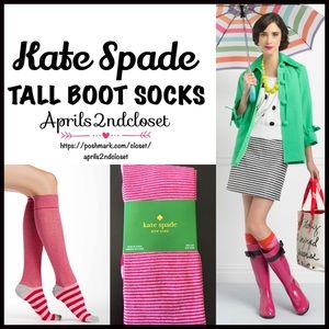 kate spade | Accessories | Kate Spade Tall Socks Knee Highs | Poshmark