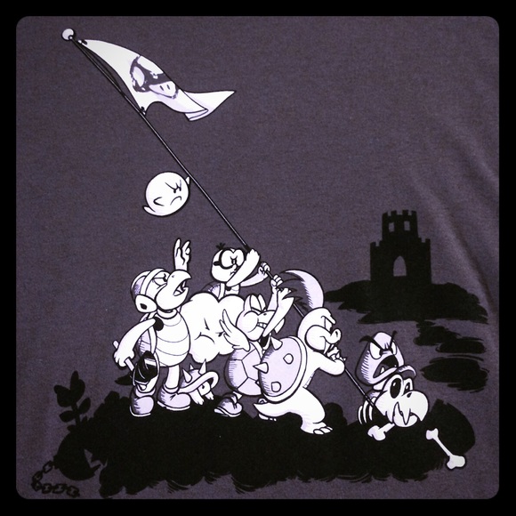Gildan | Shirts | Nwot Flags Of Our Goomba Nintendo Mario World | Poshmark