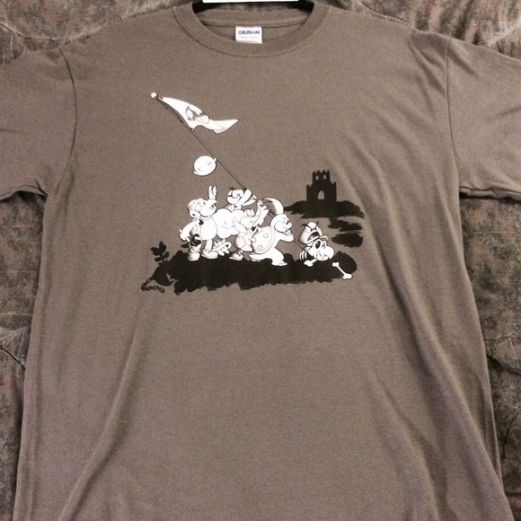 Gildan | Shirts | Nwot Flags Of Our Goomba Nintendo Mario World | Poshmark