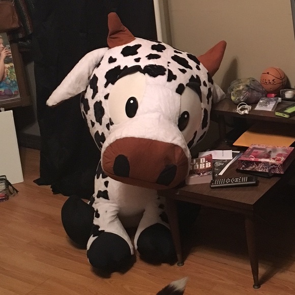 Other | Giant Stuffed Cow | Poshmark
