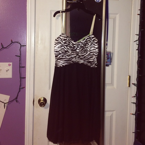 Ruby Rox | Dresses | Zebra Short Prom Dress | Poshmark