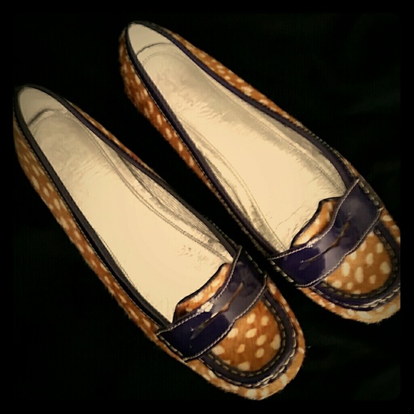Boden | Shoes | Boden Patent Leather Calf Hair Shoes | Poshmark