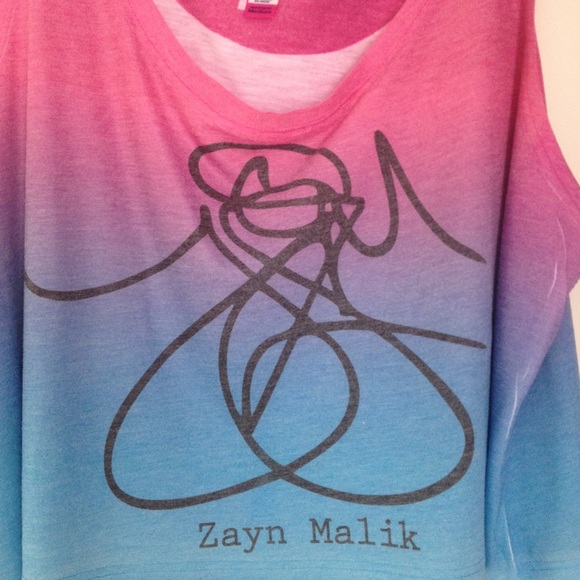 Tops | One Direction Zayn Malik Signature Tank Top | Poshmark