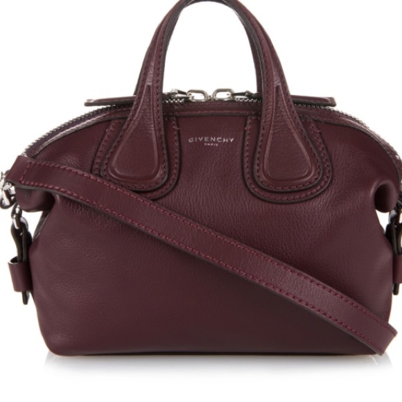 Givenchy | Bags | Givenchy Micro Nightingale Maroon Crossbody | Poshmark