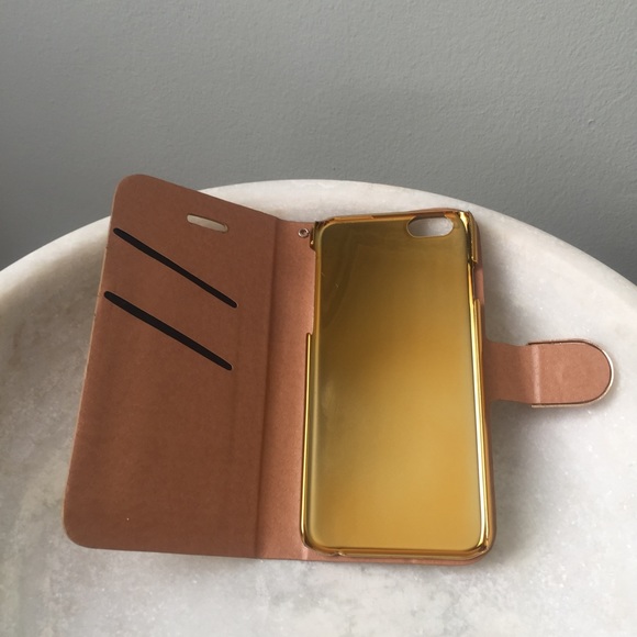 Accessories | Gold Iphone 6 Case Iphone 6 Flip Case | Poshmark