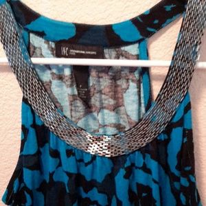 INC International Concepts | Tops | Inc Tank Blue Flowers | Poshmark