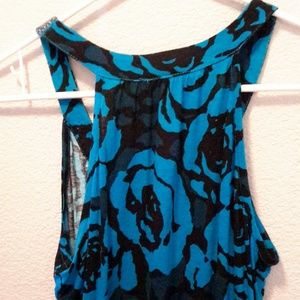 INC International Concepts | Tops | Inc Tank Blue Flowers | Poshmark
