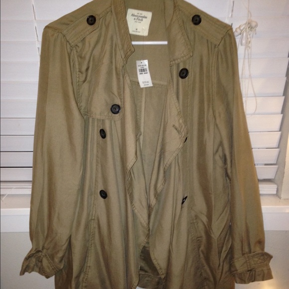 Abercrombie & Fitch | Jackets & Coats | Brand New Abercrombie And Fitch Trench Coat | Poshmark