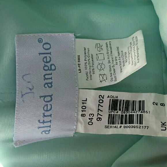 Alfred Angelo | Dresses | Alfredo Angelo Mint Green Aqua Prom Dress ...