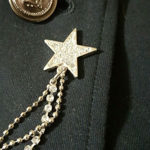 Accessories | Silver Stars Pin | Poshmark