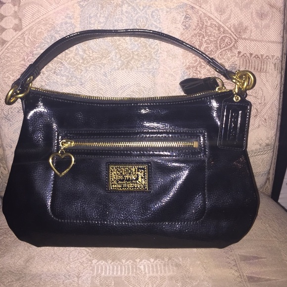 Coach Daisy Liquid Patent Gloss Cross Body - Gem