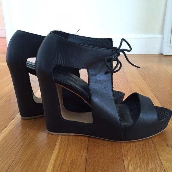 Matiko | Shoes | Matiko Paris Cutout Platform Wedges | Poshmark