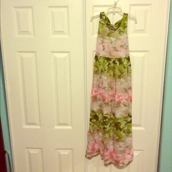 Speechless | Dresses | Long Army Print Dress | Poshmark