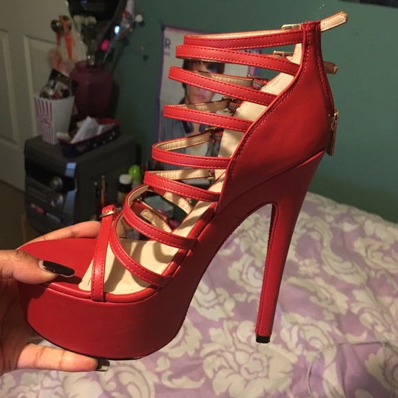 Shoes | Sexy Red High Heels | Poshmark