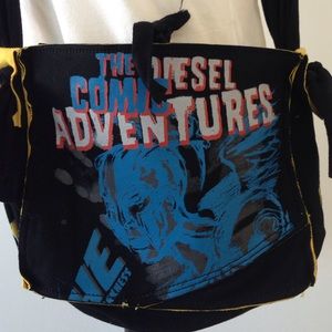 Diesel | Bags | Vintage Diesel Comic Adventures Bag0 Cotton | Poshmark