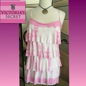 Victoria's Secret | Tops | Victorias Secret Pink Ruffled Top | Poshmark