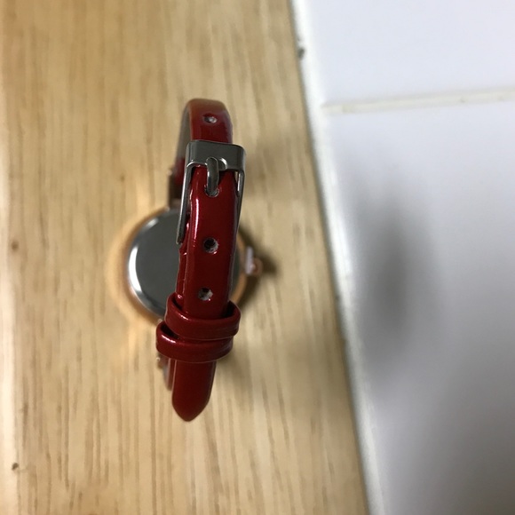 Accessories | Red Quartz Watch | Poshmark