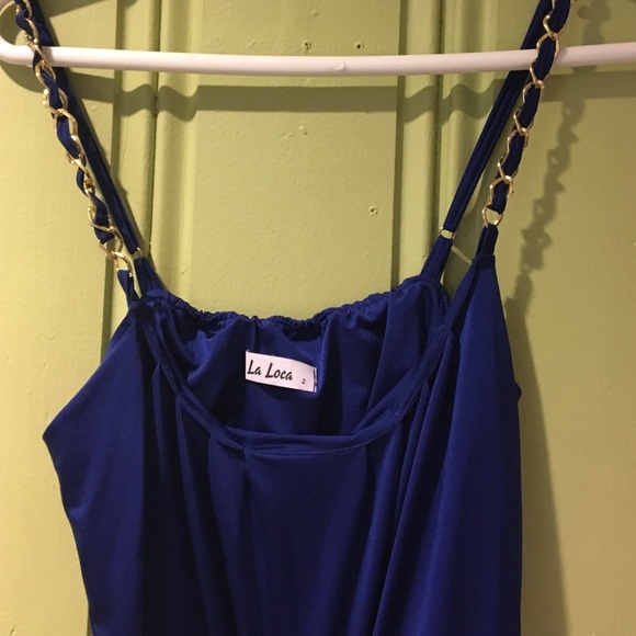 La Loca | Dresses | Maxi Navy Blue Dress | Poshmark