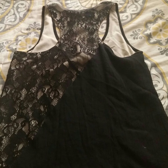 BCBG | Tops | Bcbg Black Lace Top | Poshmark