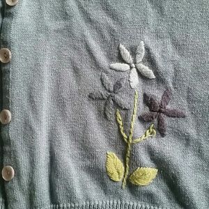 Limited Too | Sweaters | Limited Too Floral Embroidery Cardigan | Poshmark