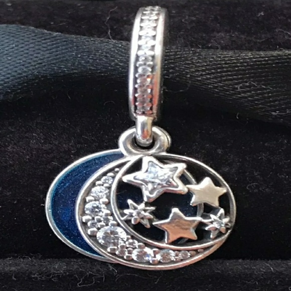 Pandora | Jewelry | Pandora Vintage Night Sky Dangle Charm | Poshmark