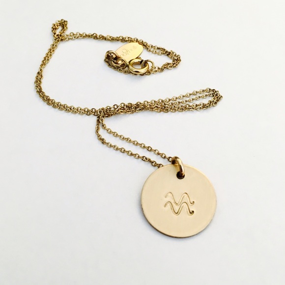 Jewelry | Gold Aquarius Necklace | Poshmark