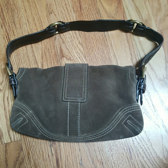 Coach | Bags | Coach Suede Bag | Poshmark