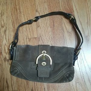 Coach | Bags | Coach Suede Bag | Poshmark