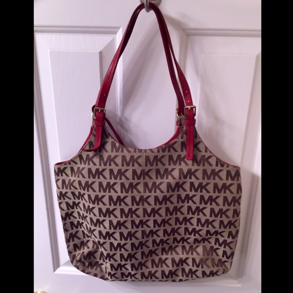 Michael Kors | Bags | Michael Kors Monogram Tote | Poshmark