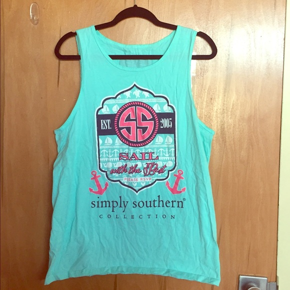 Tops | Simply Southern Tank Discounted | Poshmark